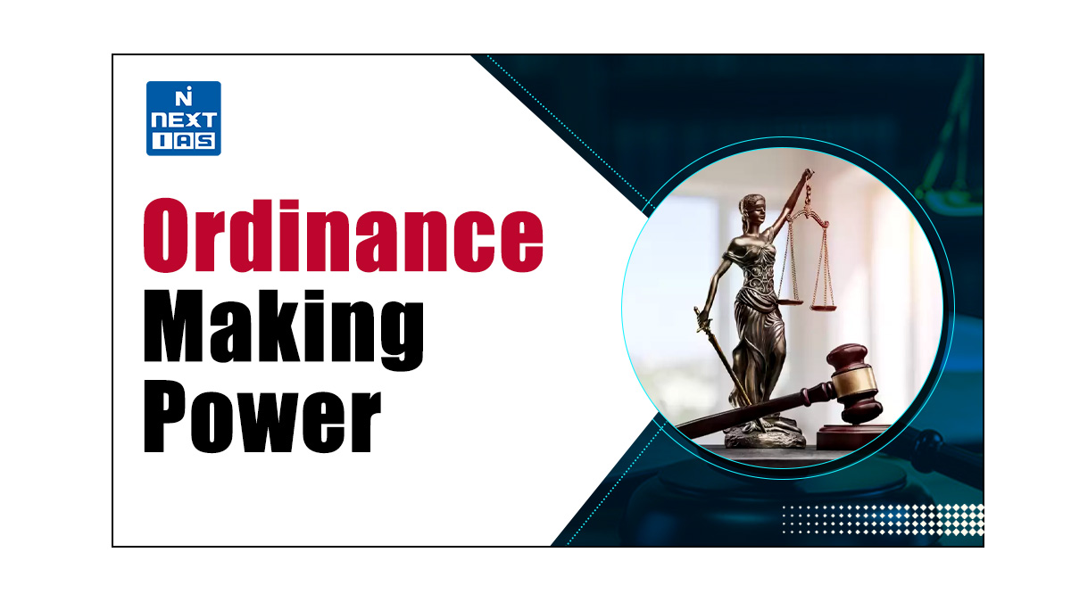 Ordinance Making Power of the President & Governor