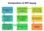 NITI Aayog (National Institution for Transforming India)