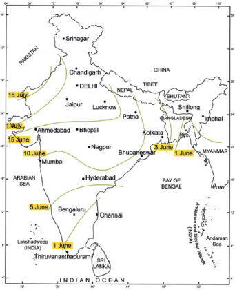 SouthWest Monsoon in India: Features, Theories & Mechanism