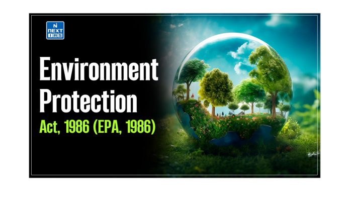 Environment Protection Act, 1986 (EPA, 1986)