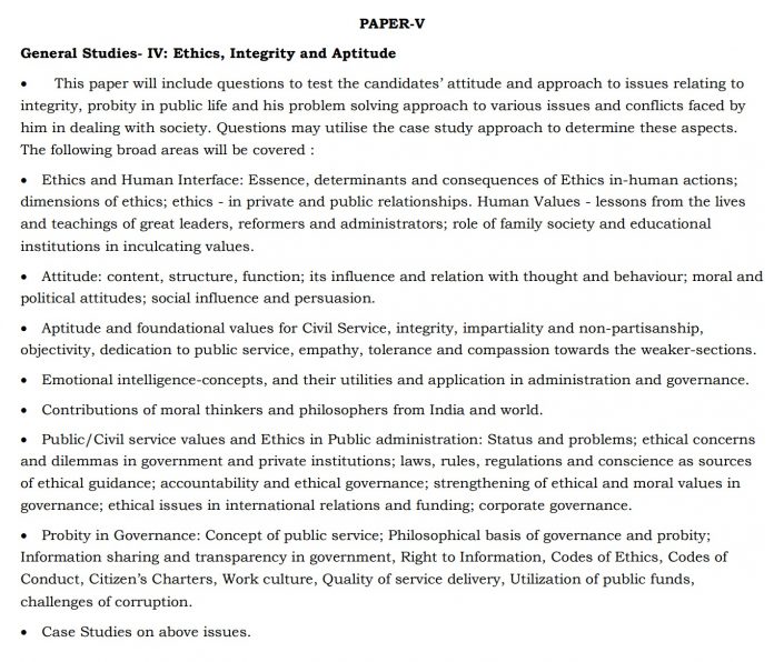 GS-4 Question Paper 2024 for UPSC Mains - Download PDF