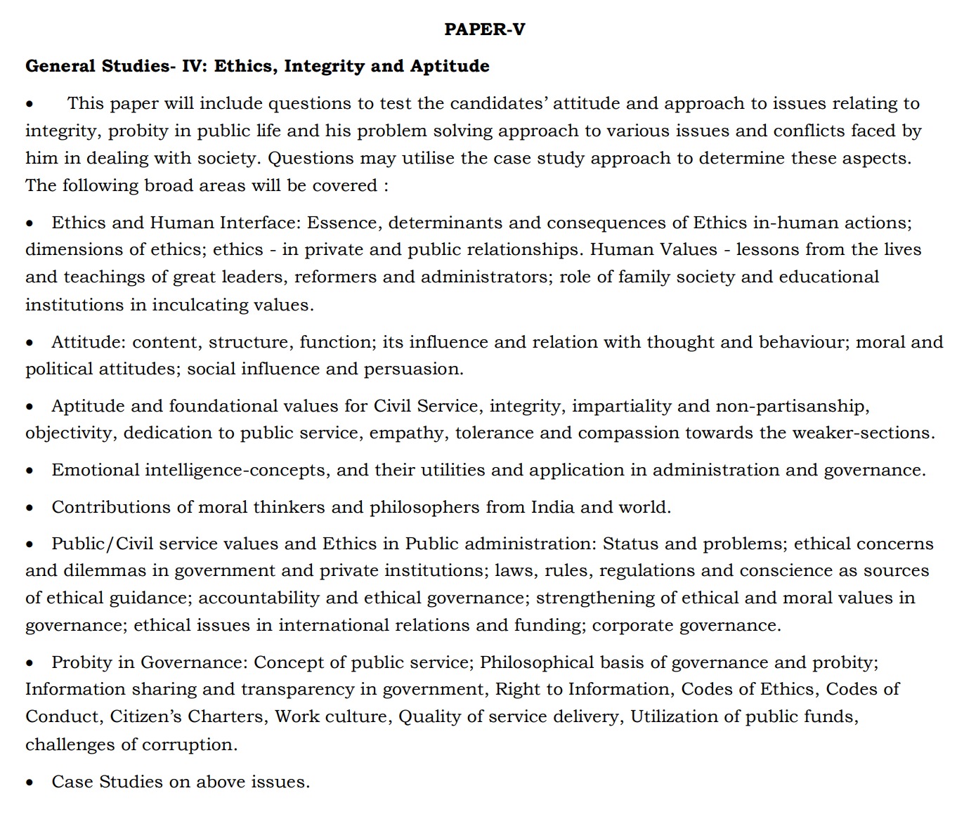 GS-4 Question Paper 2024 for UPSC Mains - Download PDF