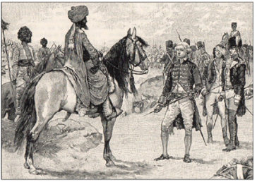 Anglo-Mysore War in India
