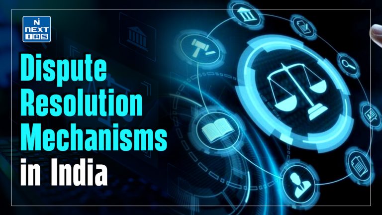 dispute resolution mechanisms in india
