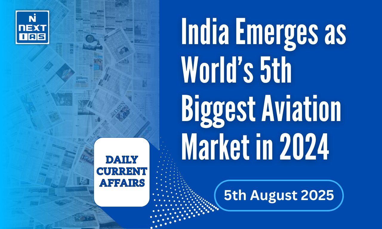 India Emerges as World’s 5th Biggest Aviation Market in 2024