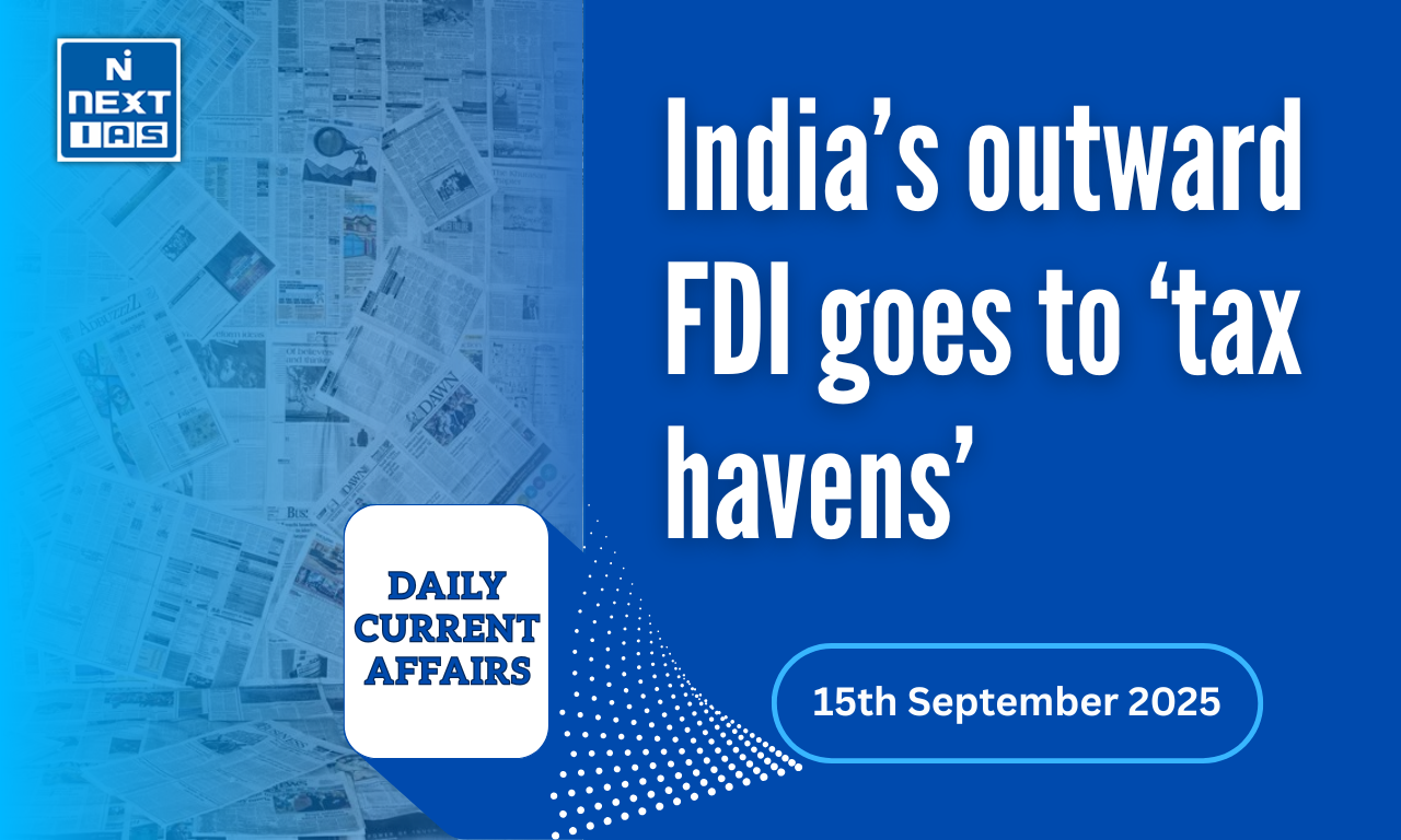 India’s Outward FDI goes to ‘Tax Havens’