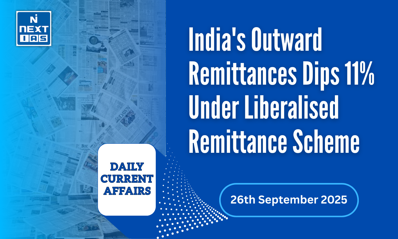 India's Outward Remittances Dips 11% Under Liberalised Remittance Scheme
