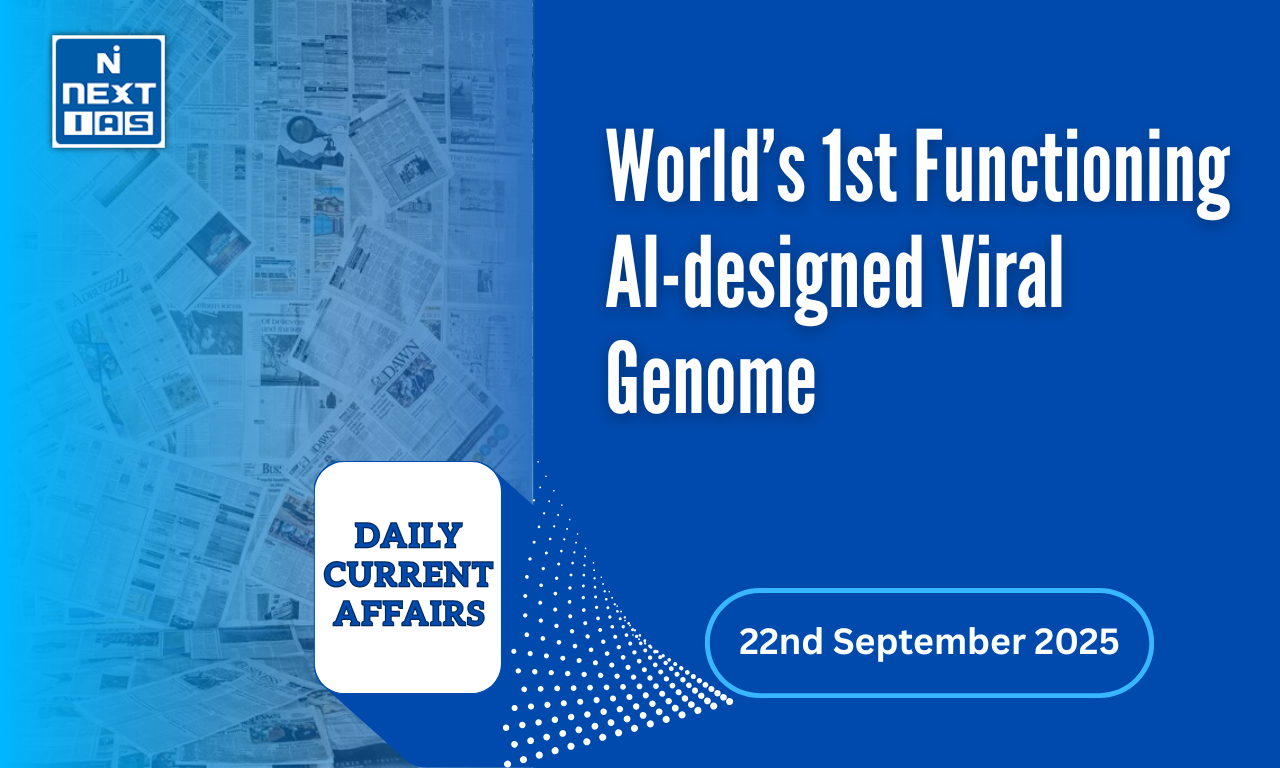 World’s 1st Functioning AI-designed Viral Genome