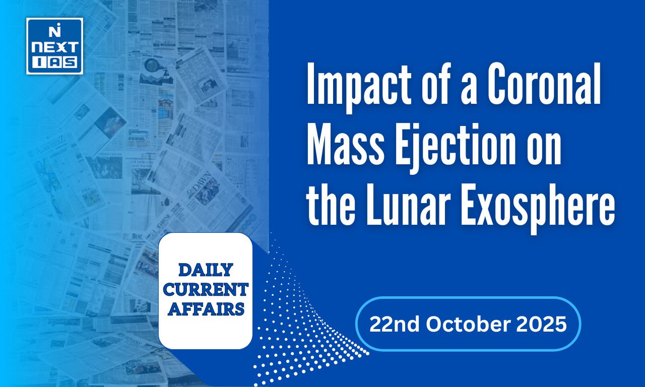 Impact of a Coronal Mass Ejection on the Lunar Exosphere