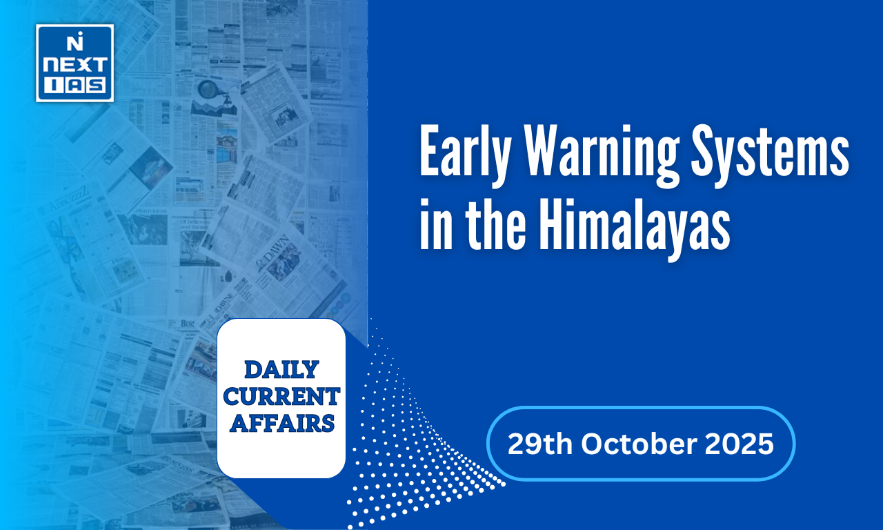 Early Warning Systems in the Himalayas