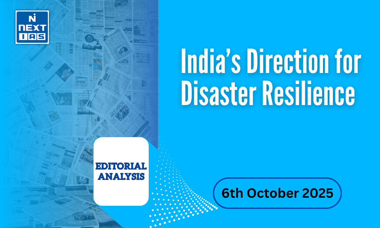 India’s Direction for Disaster Resilience